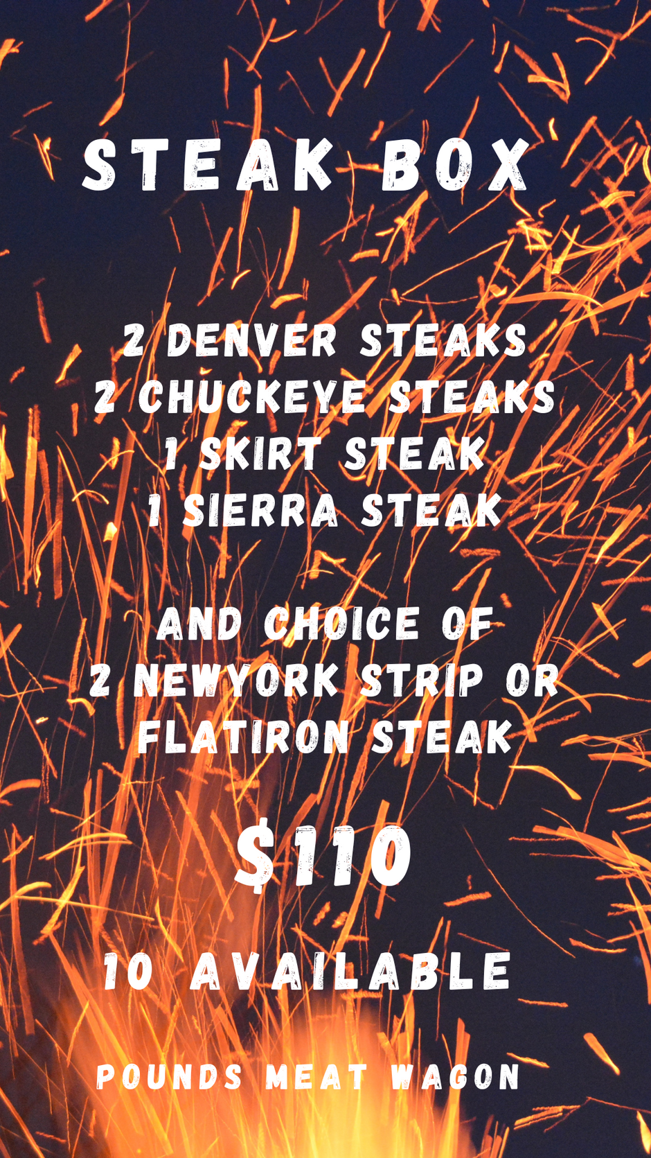 Beef Packages – Poundsmeatwagon